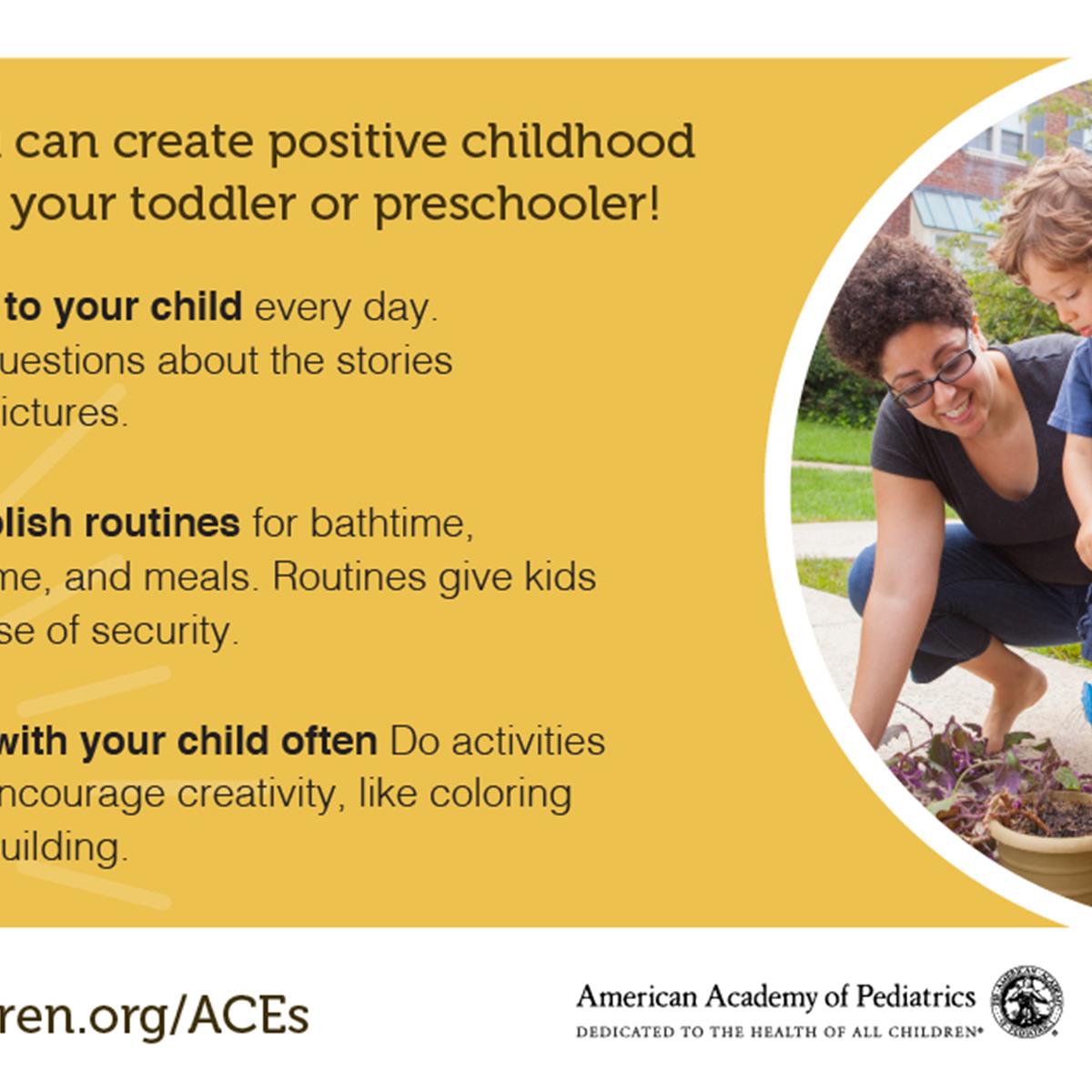 Creating Positive Experiences for Toddlers & Preschool-Age Children ...