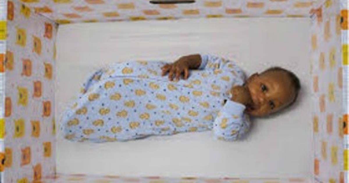 He visto ofertas de "cajas para bebés" para que duerman los recién ...