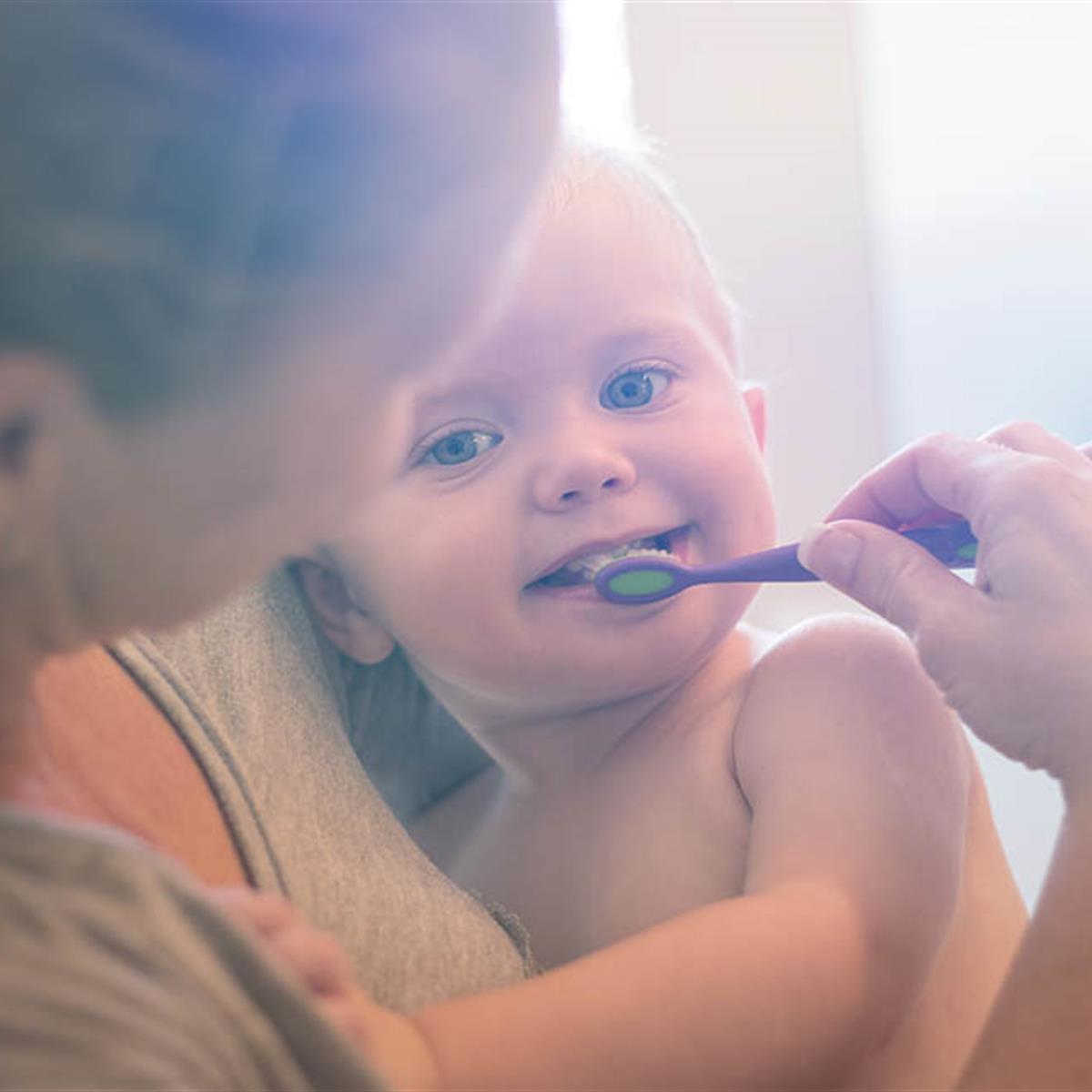 Children Brushing Teeth