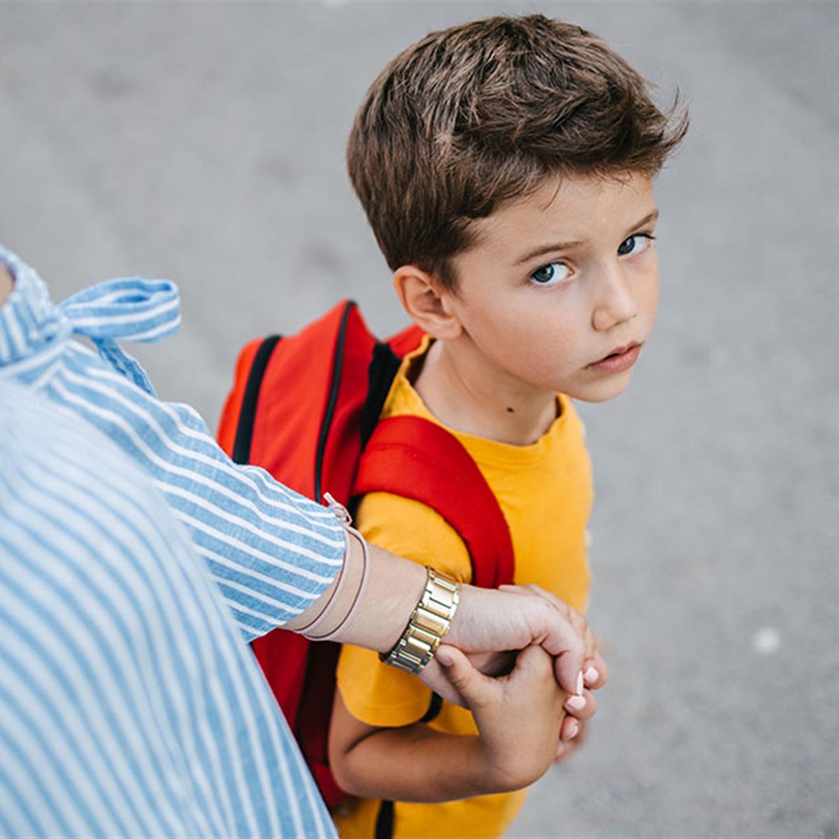 Nervous Kid In School