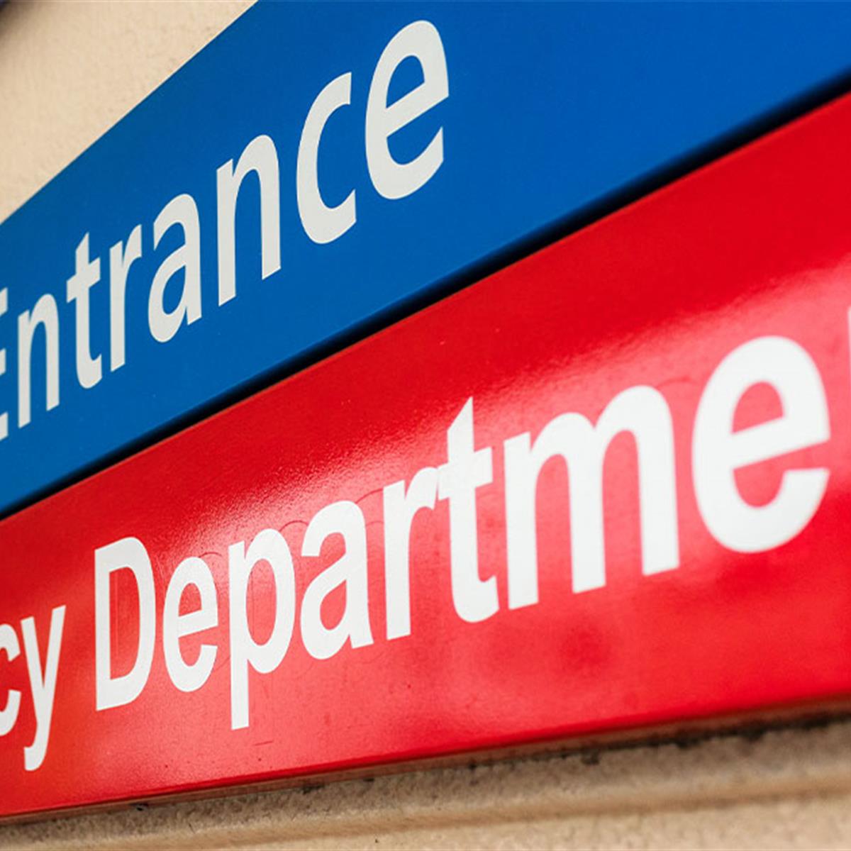 Emergency Department Sign